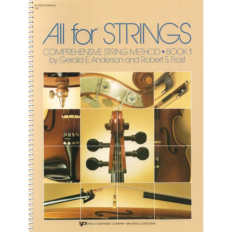 All for Strings, Book 1, teachers manual/ score; Anderson/Frost (Neil A ...